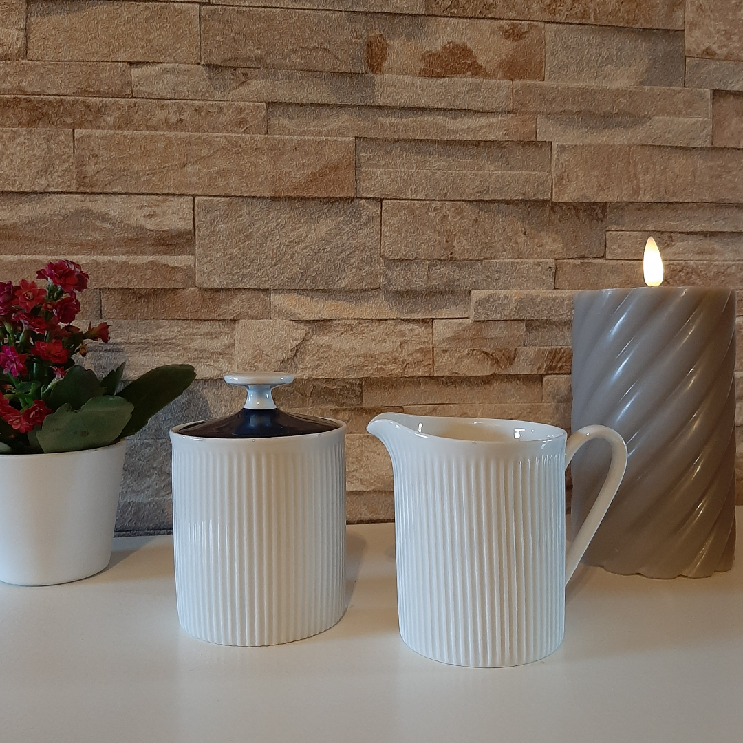 Arzberg Milch + Zucker Sekunda Athena Kobaltblau |Nice Deko