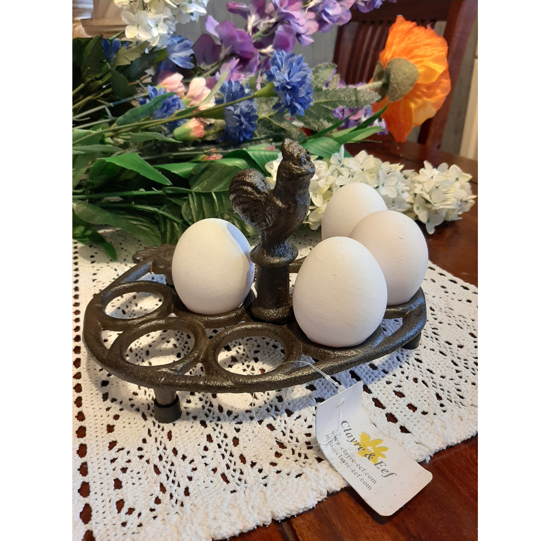 Clayre & Eef Eierhalter aus Gusseisen - Landhausstil |Nice Deko