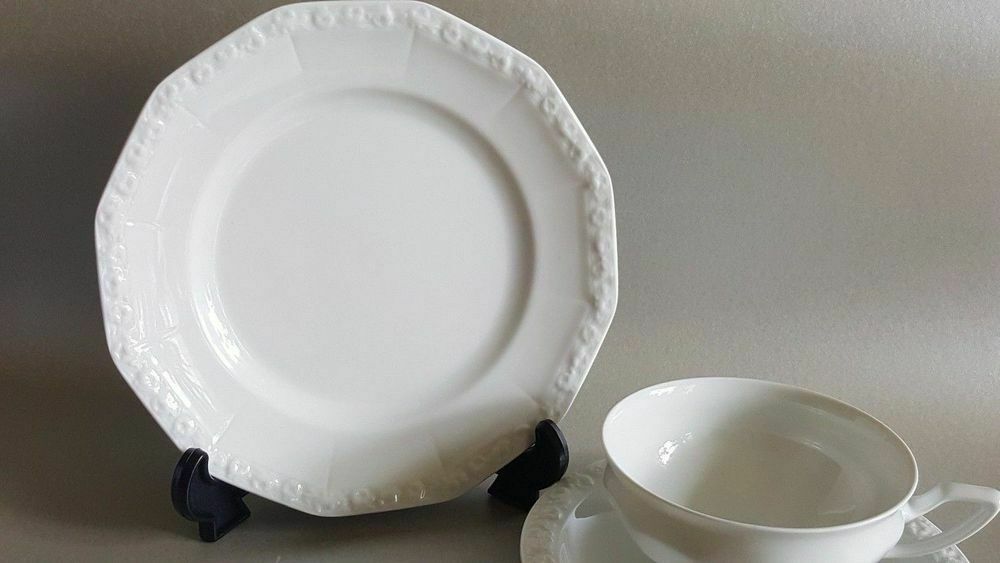 Rosenthal Classic Rose Maria Weiß Teegedeck - 3teilig |Nice Deko